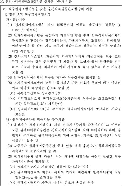 자동차 및 자동차부품의 성능과 기준에 관한 규칙