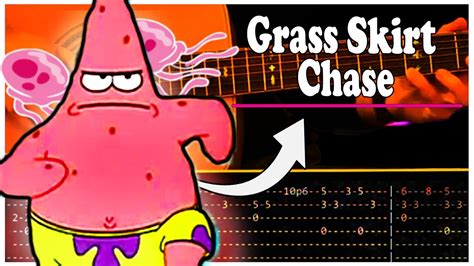 Grass Skirt Chase Guitar Tabs And Chords Spongebob Youtube