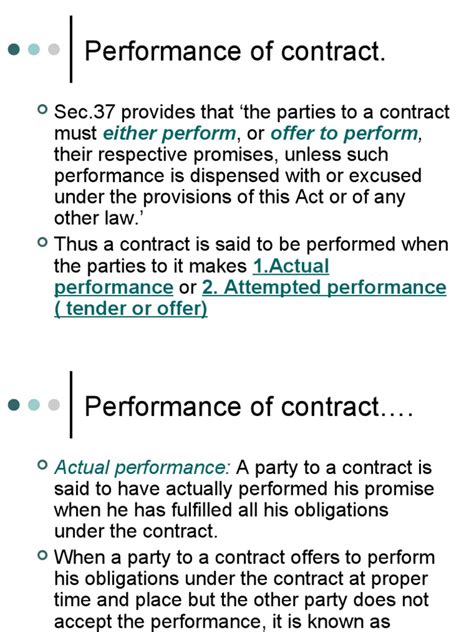 Performance Of Contract 4 Assignment Law Government Information