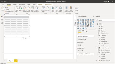 Table And Matrix Visualization In Power BI Pluralsight