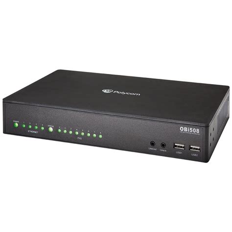 Polycom Obi508 8 Port Ata Voice Adapter 8 Fxs 2200 49552 001