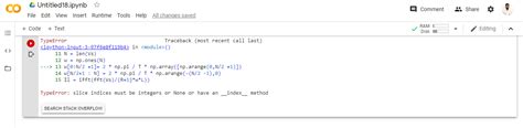 Numpy Slice Indices Must Integer Stack Overflow