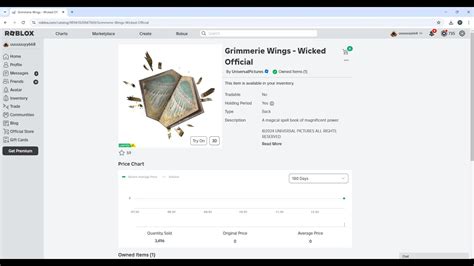 How To Get Grimmerie Wings Wicked Official Youtube