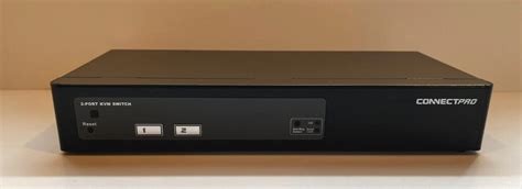 Used Connectpro Udv 12a Dvi Dvga Kvm Switch For 2 Monitors And 2 Pc