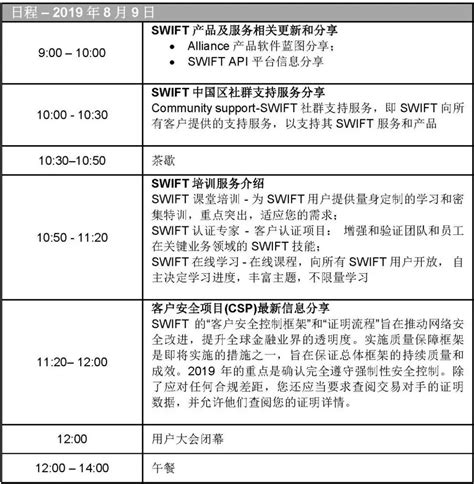 2019年swift中国区用户大会邀请函凤凰网