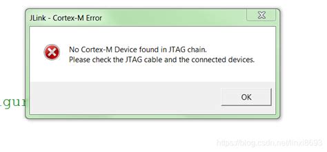 Keil使用j Link下载程序报错no Cortex M Device Found In Jtag Chain Csdn博客