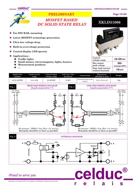 Celduc Solid State Relay Wiring Diagram Circuit Diagram