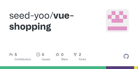 GitHub Seed Yoo Vue Shopping