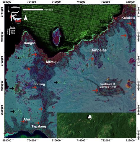 Sentinel 2 Color Composite Of Images With Band Ratios Of Rgb 42 Download Scientific Diagram