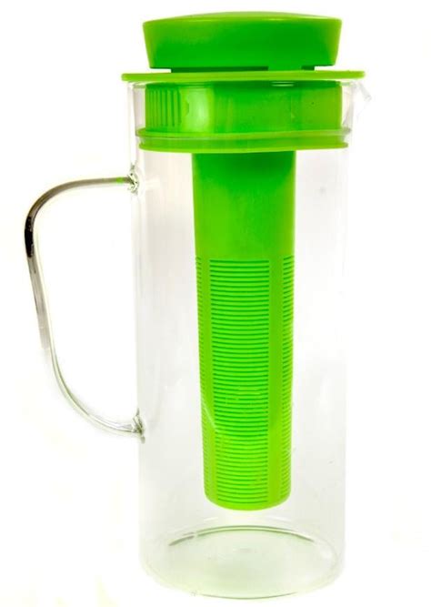 ᐉ Глечик скляний з фільтром 1 2 л Зелений 4a936429 • Краща ціна в Києві Україні • Купити в