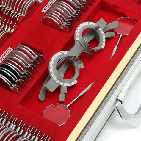 266 шт. оптический оптометрический ободок чехол Комплект металлический ...