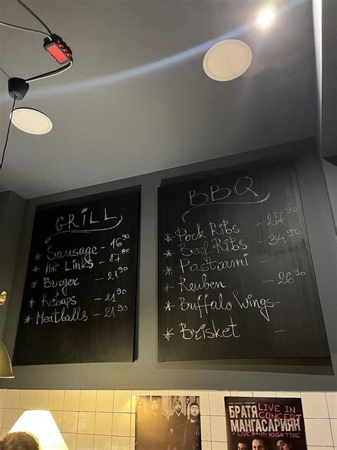 Menu At Pitmasters Bbq Sofia