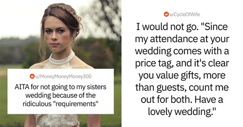 Guy Wants To Know If Hes Wrong For Not Wanting To Attend His Sisters