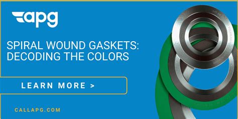 APG explains spiral wound gaskets color codes | APG posted on the topic | LinkedIn