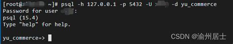 Postgresql命令行工具psql常用命令postgresql 命令行 Csdn博客