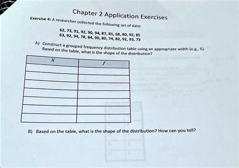 Solved Chapter 2 Application Exercises Exercise 4 A Researcher