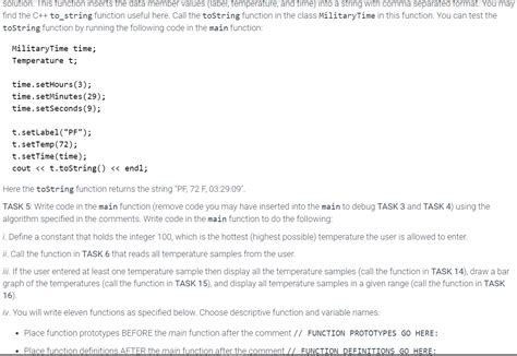 Solved Do Not Use The Break And Continue Statements Good