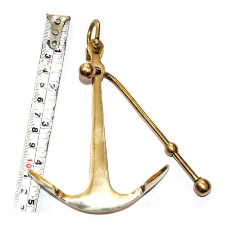 Br 48880 Solid Brass Anchor Paper Weight India Overseas Trading