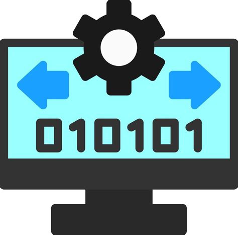 Byte Flow Flat Icon 39508863 Vector Art At Vecteezy