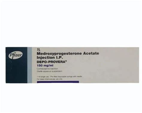 150mg Depo Provera Medroxyprogesterone Acetate Injection At ₹ 1100vial