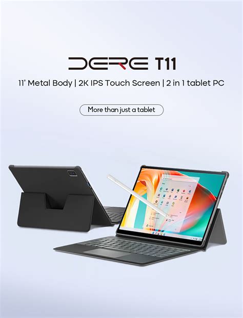 Dere T11 Laptop Touch Screen Laptop 11 2k Ips Touch Screen 16gb Ram