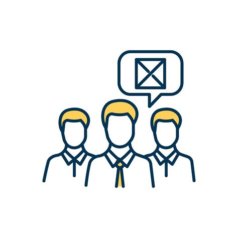 Marketing Team Rgb Color Icon 2128621 Vector Art At Vecteezy