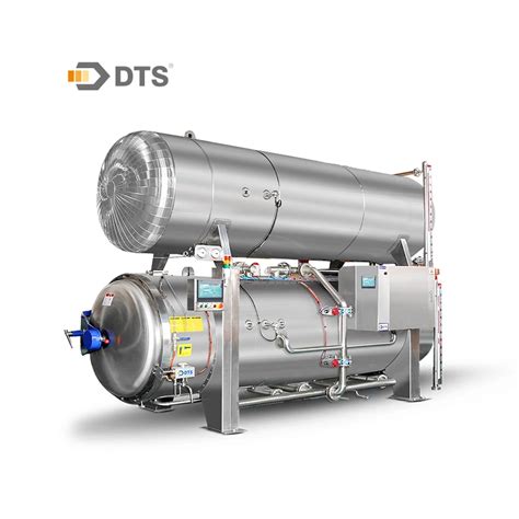 Dts Double Tank Package Food Water Immersion Batch Retort Autoclave