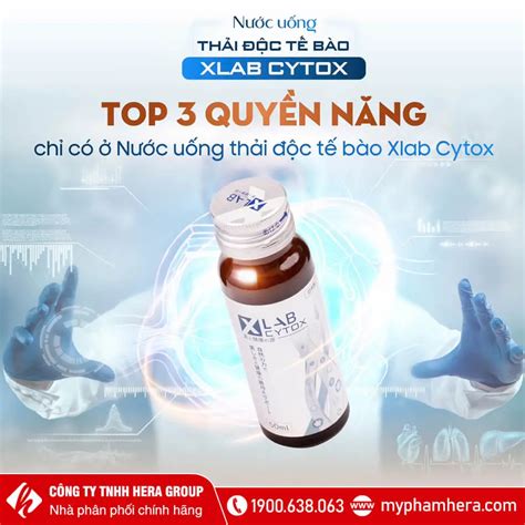 Nước Uống Hỗ Trợ Thải Độc Xlab Cytox ⚜️ 100 Nhật Bản