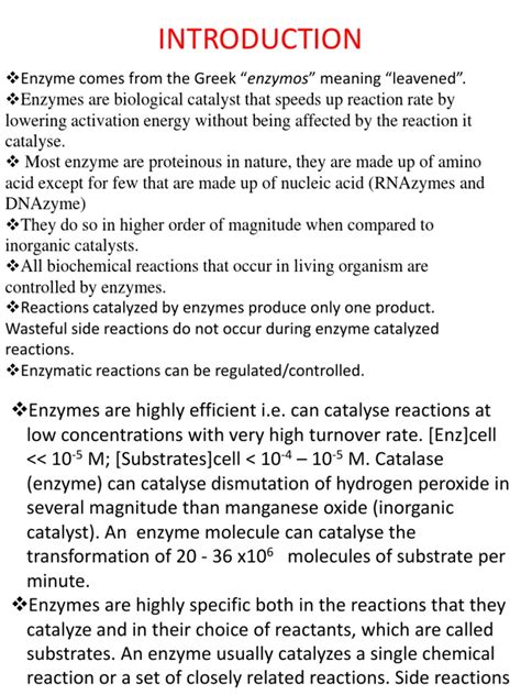 Bch 201 Enzymes Pdf Enzyme Catalysis
