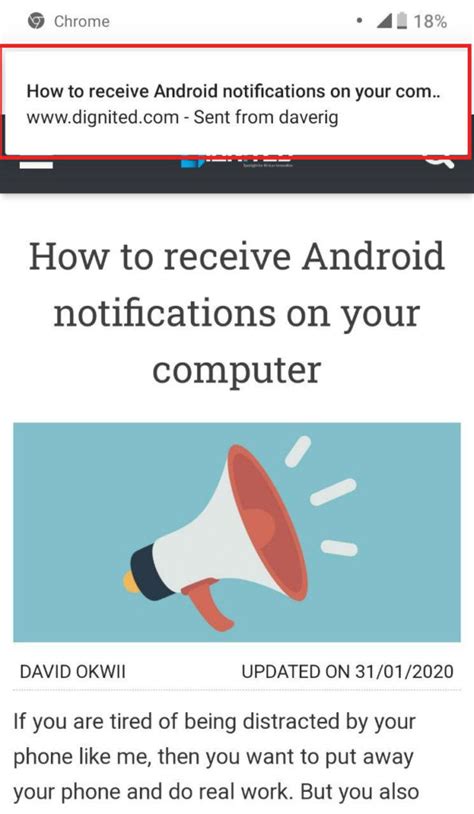 How To Easily Send Page Links And Phone Numbers From Chrome Desktop Browser To Your Android