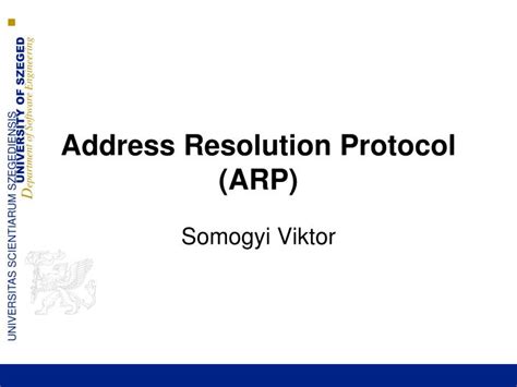 Ppt Address Resolution Protocol Arp Powerpoint Presentation Free Download Id 4097803