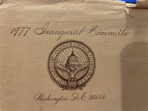 1977 Jimmy Carter Inaugural Packet Album On Imgur