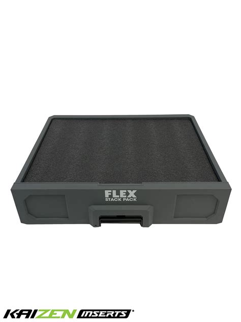 Flex Stack Pack 3 Drawer Tool Box Kaizen Foam Inserts