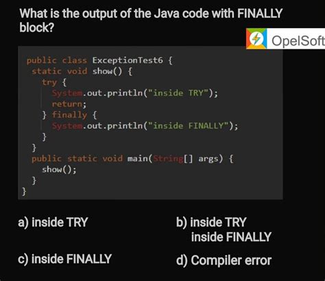 Opelsoft On Linkedin Javaquiz Codingchallenge Mindbender