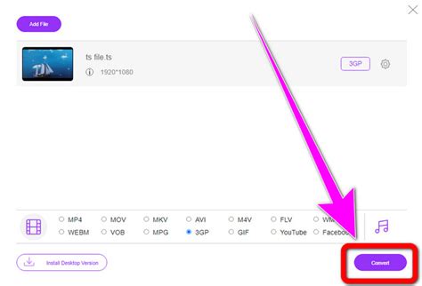 Find The Best And Simple Methods To Convert TS To 3GP