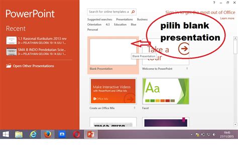 Cara Mudah Membuka Dokumen Baru Pada Microsoft Powerpoint 2013