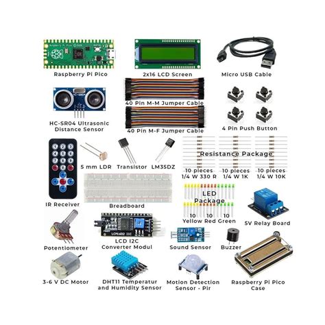 Raspberry Pi Pico супер стартовый комплект с низким энергопотреблением и высокопроизводительным