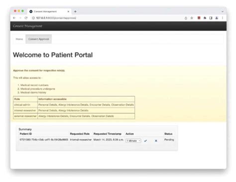 how to integrate gcp consent management api with the gcp fhir service