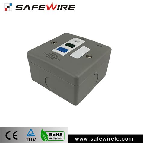 RCD Switch Socket Modular Floor Box Plastic RCD Socket GFCI Outlet