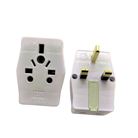 13 3 Pin Multi Socket With Fuse Adaptor Plug Socket 3 1pcs Shopee Malaysia