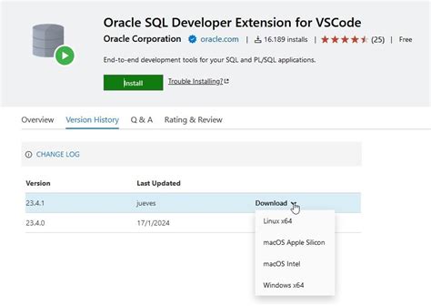 Pl Sql Argentina Actualización 2341 De Sql Developer Extension For