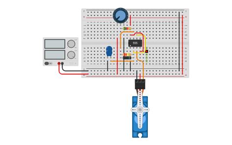 Circuit Design Servo And 555 With Pot Tinkercad
