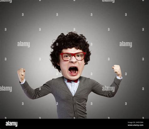 Shouting Rage Attack Nerd Stubborn Scream Screaming Shout Rage