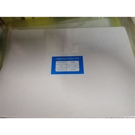 พลาสติกเคลือบบัตร A4 หนา 125ไมครอน Shopee Thailand