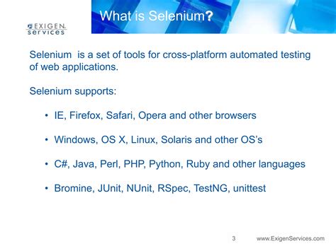 Introduction To Selenium Web Driver Pptx