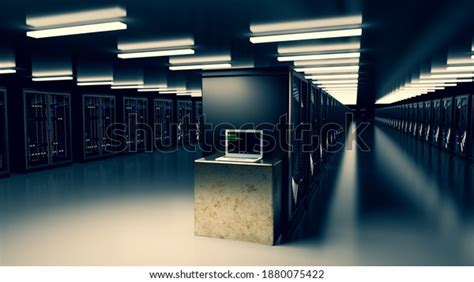 서버 회의실 데이터 센터 스토리지 정보가 스톡 일러스트 1880075422 Shutterstock