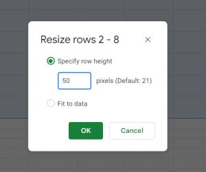 How To Resize Rows In Google Sheets Sheets For Marketers