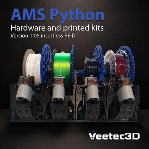 Ams Python Hardware And Printed Kits Use Most Spools With Your Ams