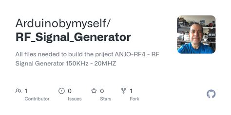 GitHub Arduinobymyself RF Signal Generator All Files Needed To Build The Priject ANJO RF