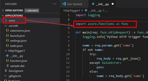 Cant Resolve Import Azurefunctions Using Anaconda Python 39 On Visual